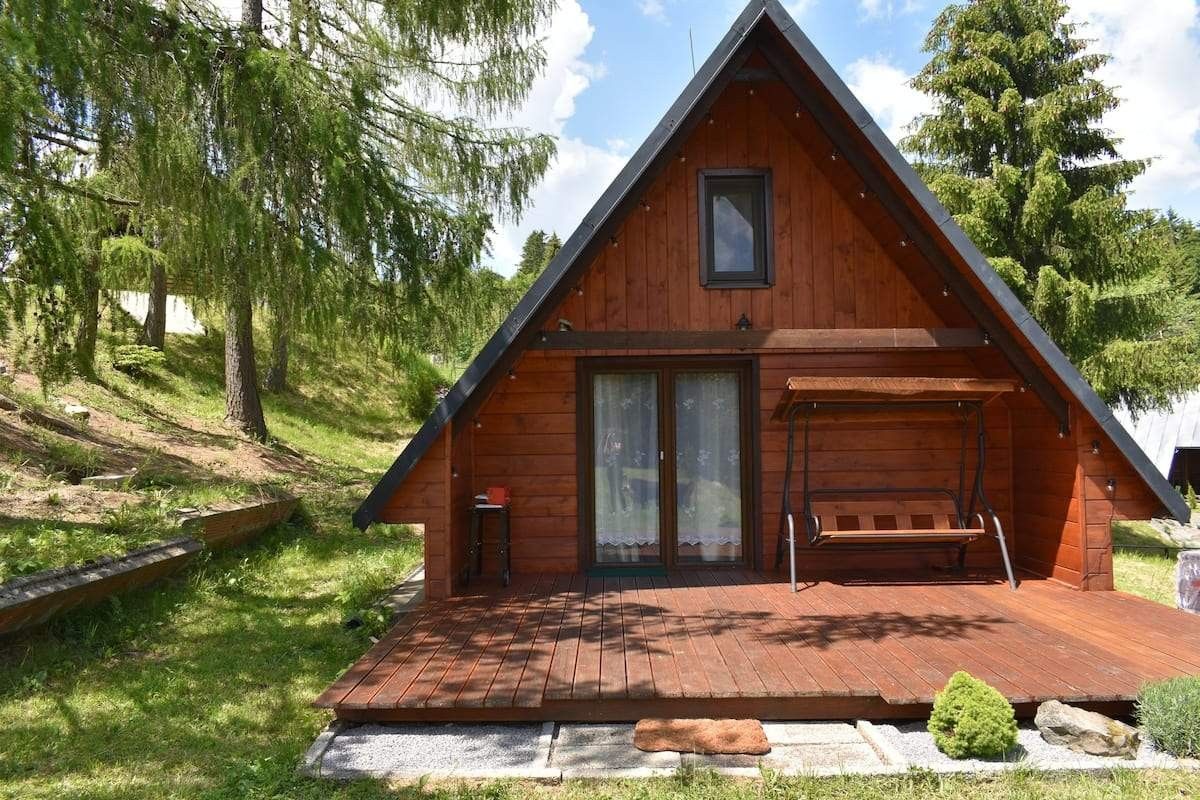Útulná chatka pri Richňavských jazerách - Štiavnické vrchy - Štiavnické ...
